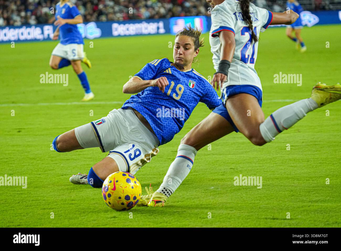 Orlando, USA, November 28, 2025, U.S. National Women's player Alyssa ...