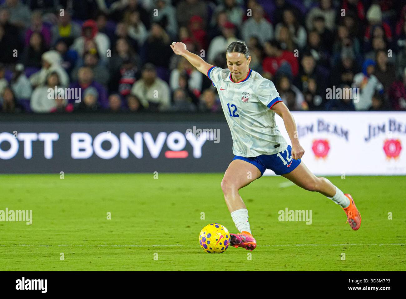 Orlando, USA, November 28, 2025, U.S. National Women's Team player ...