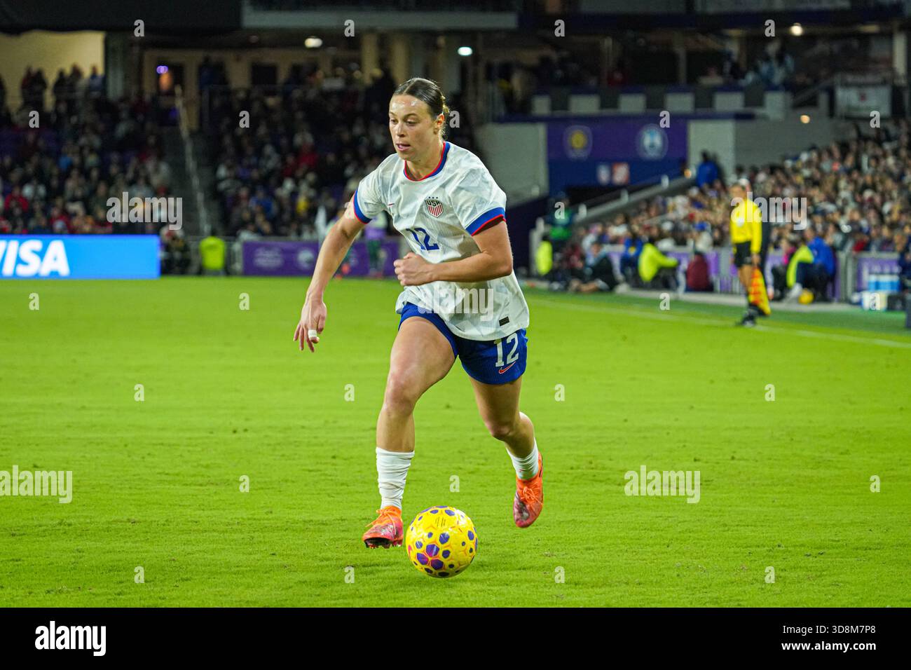 Orlando, USA, November 28, 2025, U.S. National Women's Team player ...