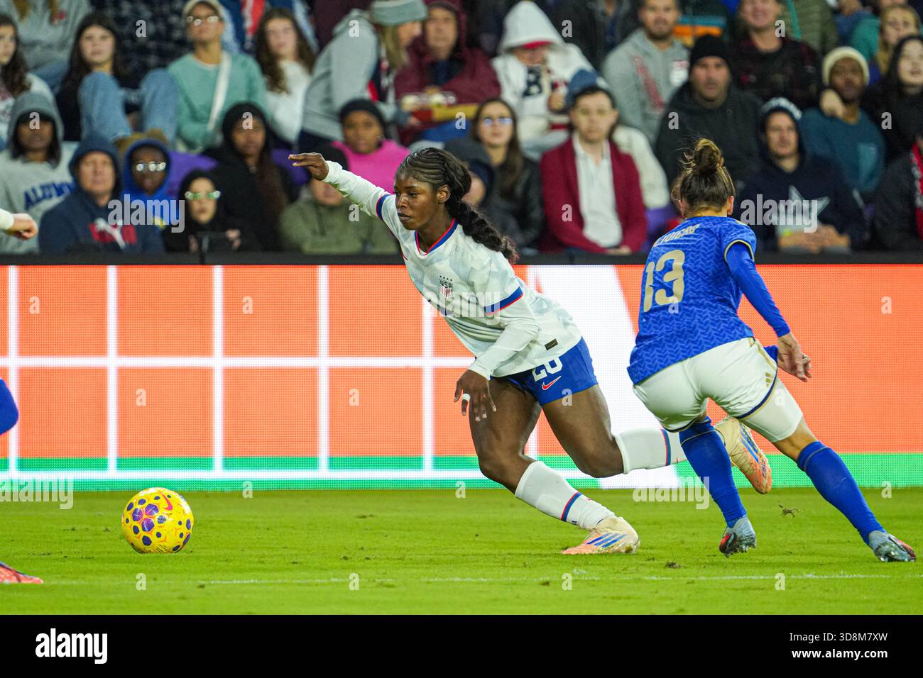 Orlando, USA, November 28, 2025, U.S. National Women's Team player ...