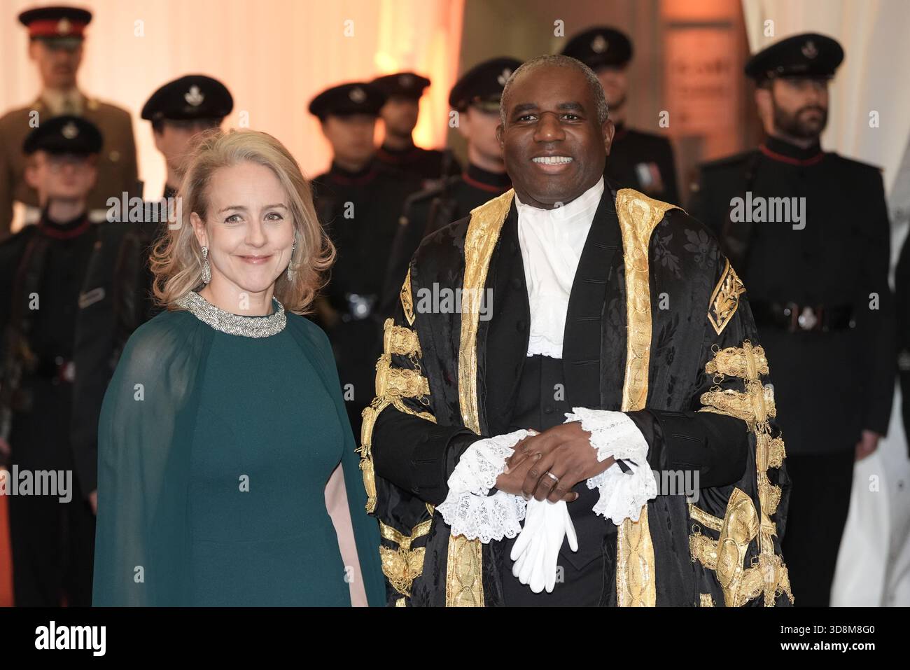 Lord Chancellor David Lammy with his wife Nicola Green attending the ...