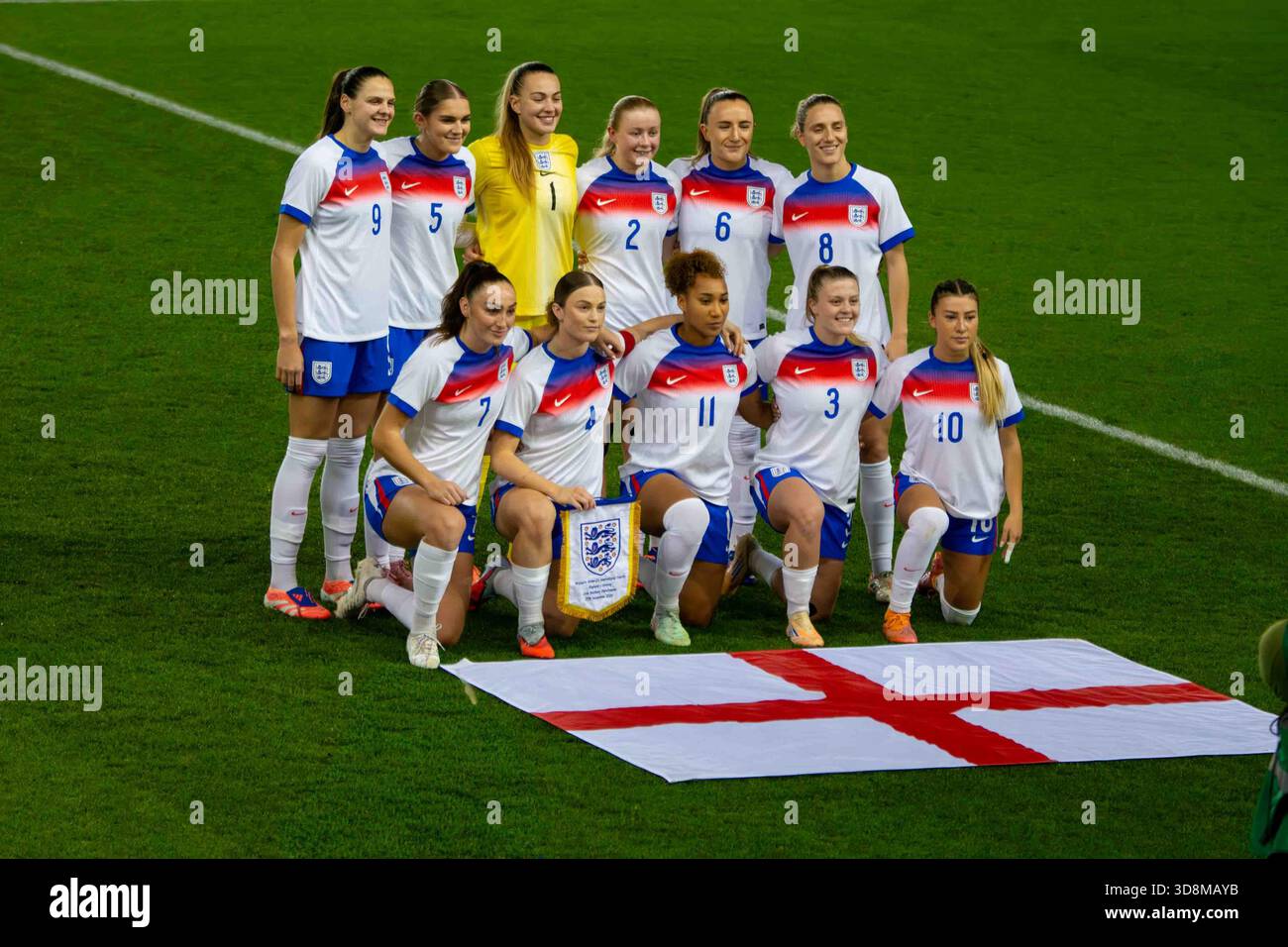Joie Stadium England starting 11 for the womens U23 international ...
