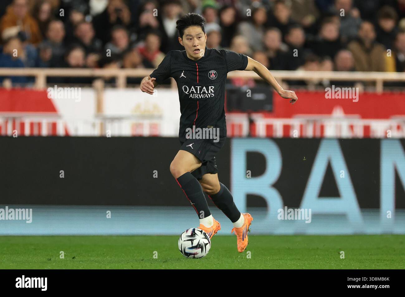 Monaco, Monaco, 29th November 2025. Kang-in Lee of PSG during the AS ...