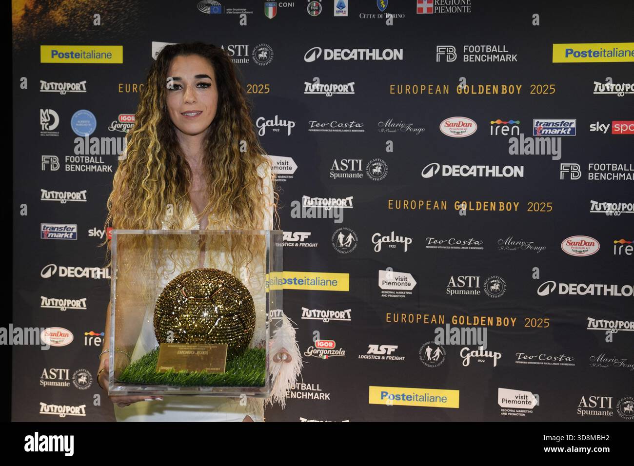 Rute Cardoso (Diogo Jota' wife) during the European Golden Boy Awards ...