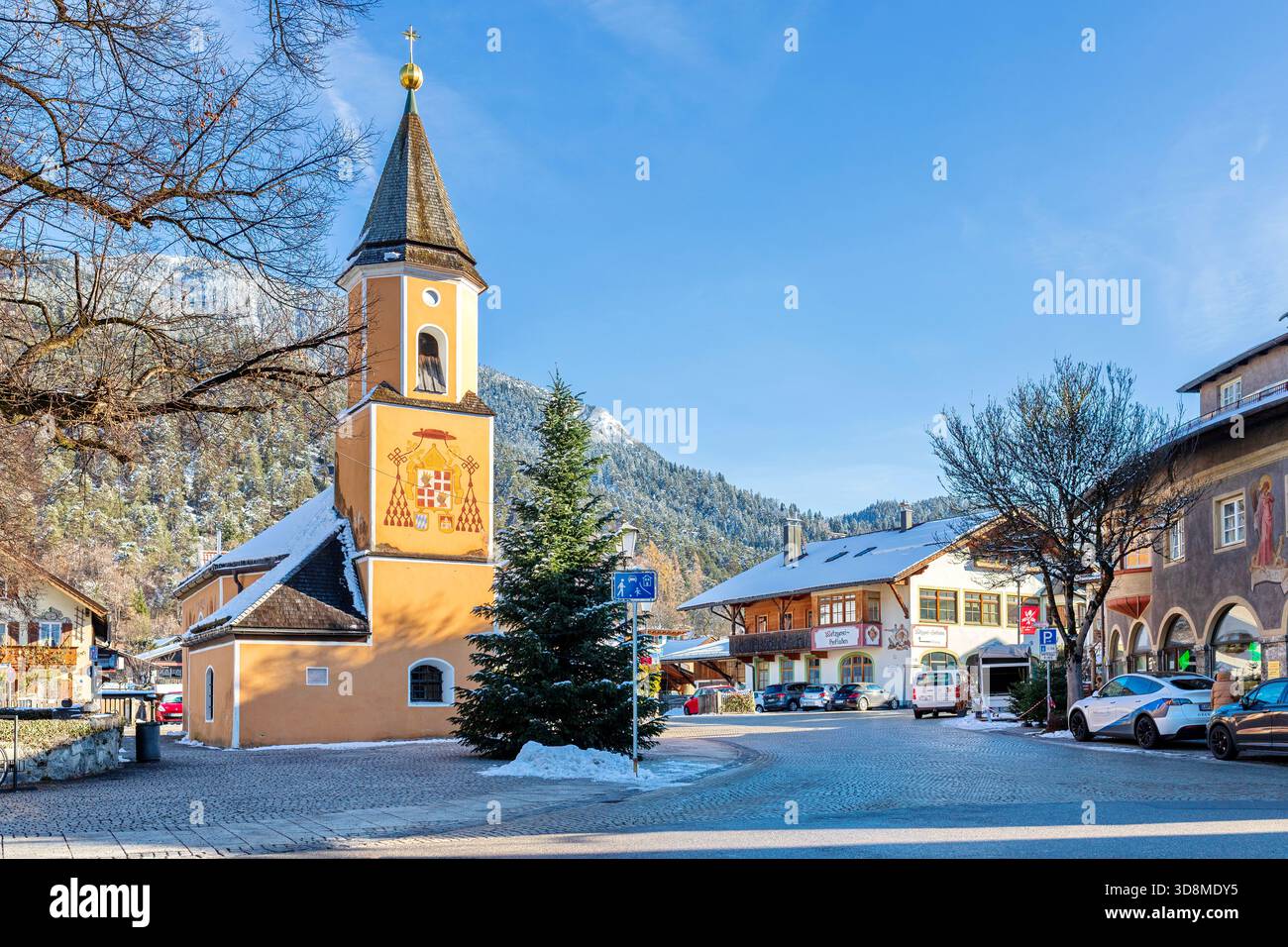 Garmisch-Partenkirchen, Bavaria, Germany – November 28, 2025: View of ...