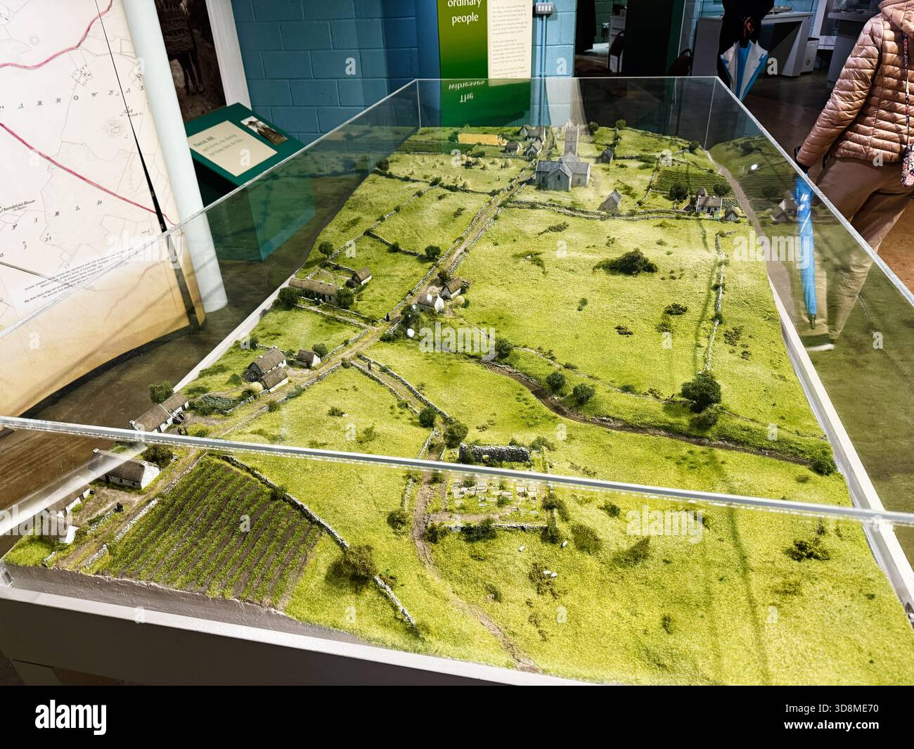 Knock, Ireland - October 22, 2025: Model village diorama on display in ...