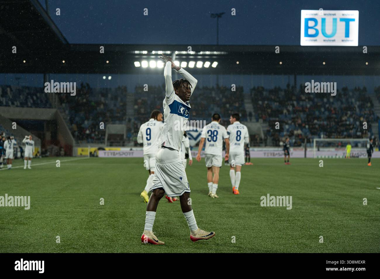 Gaoussou Diakité (70 LS) celebrating the 1-0 during the Brack Super ...