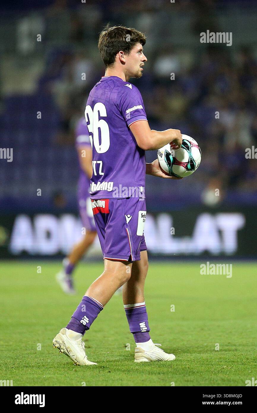 VIENNA, AUSTRIA - AUGUST 14: Disappointment by Dominik Fitz of Austria ...