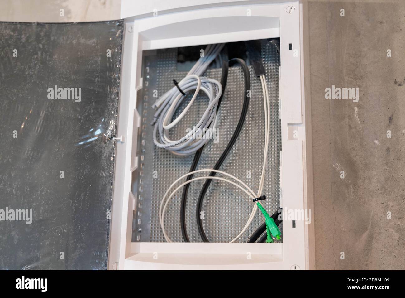 Udaipur, India - June 09 2025: AVVNL digital electricity meter by HPL with 000018 kWh reading ...