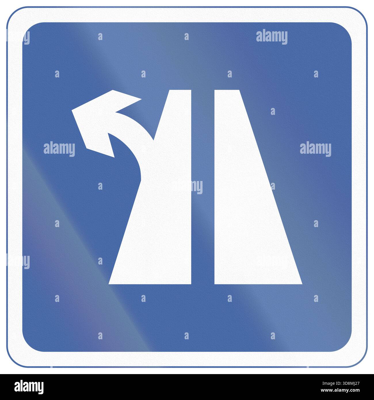 Road sign used in India - Exit ramp for expressway Stock Photo - Alamy