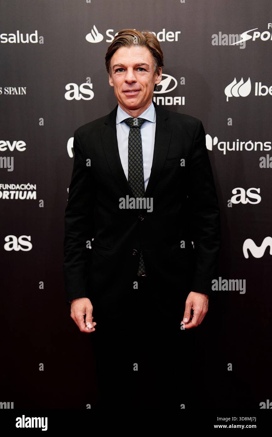 The director general of Sports of the Community of Madrid, Alberto Tomé ...