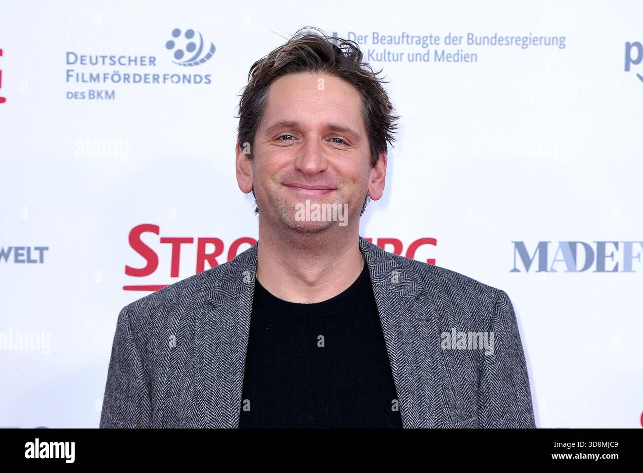 Sebastian Schwarz attends the "Stromberg - Wieder alles wie immer“ premiere at Zoo Palst on ...