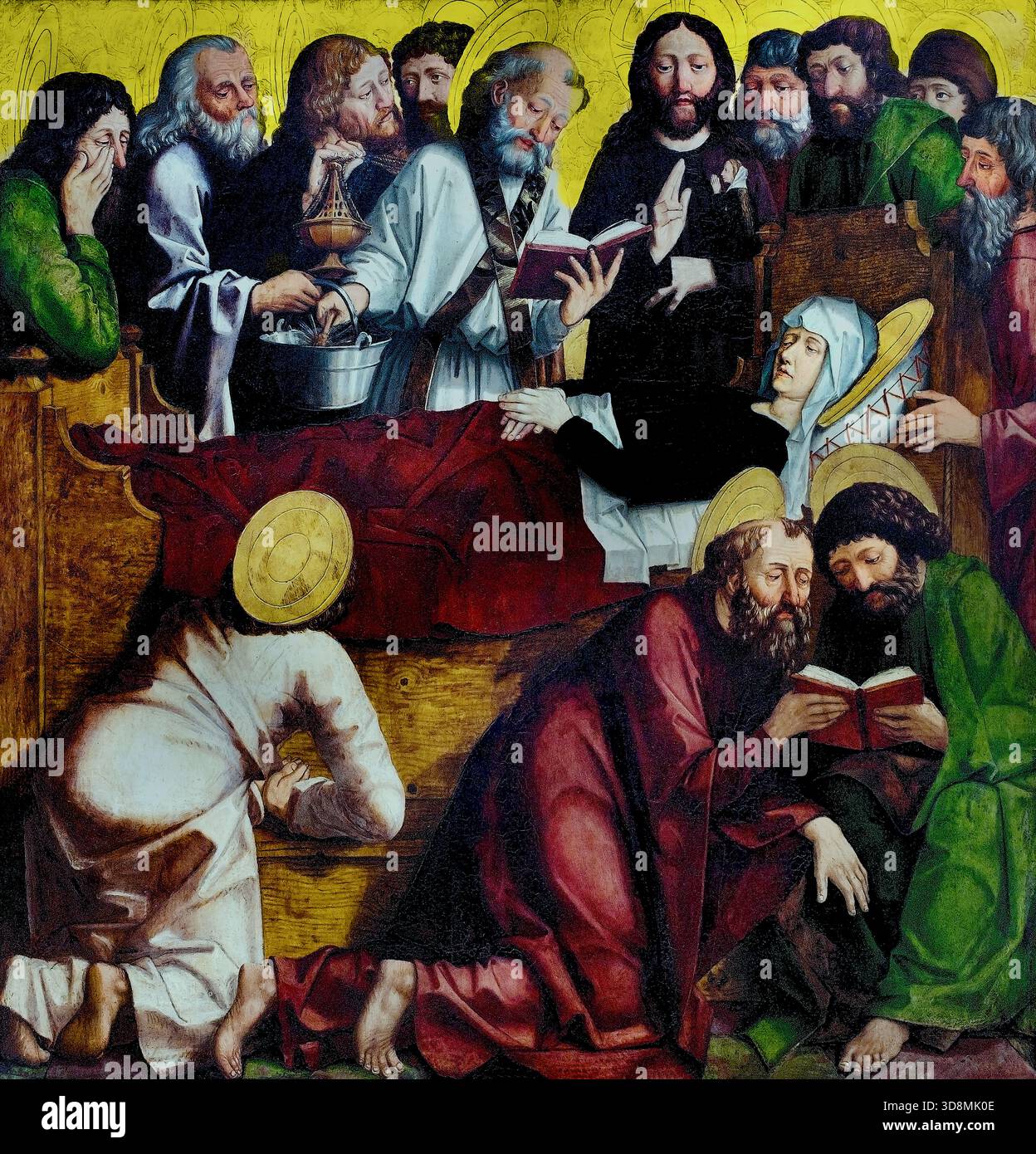 Death of mary by michael pacher hi-res stock photography and images - Alamy