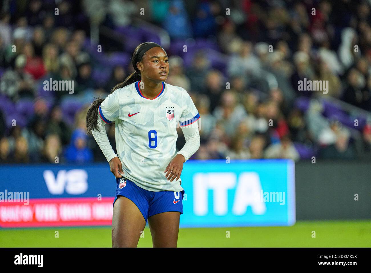 Orlando, USA, November 28, 2025, U.S. National Women's Team player ...