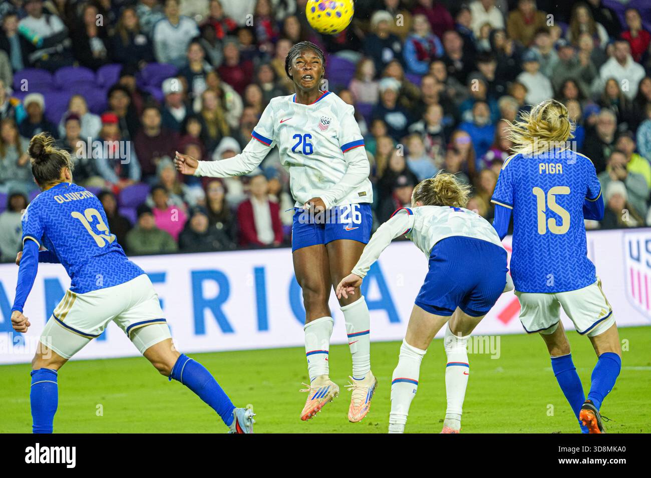 Orlando, USA, November 28, 2025, U.S. National Women's Team player ...