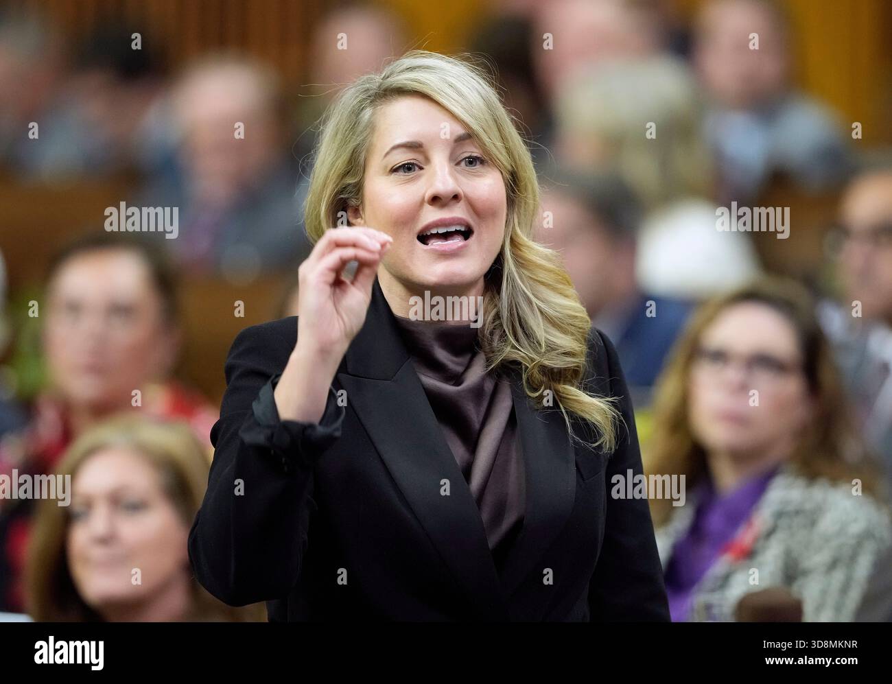 Minister of Industry Melanie Joly rises during Question Period on ...