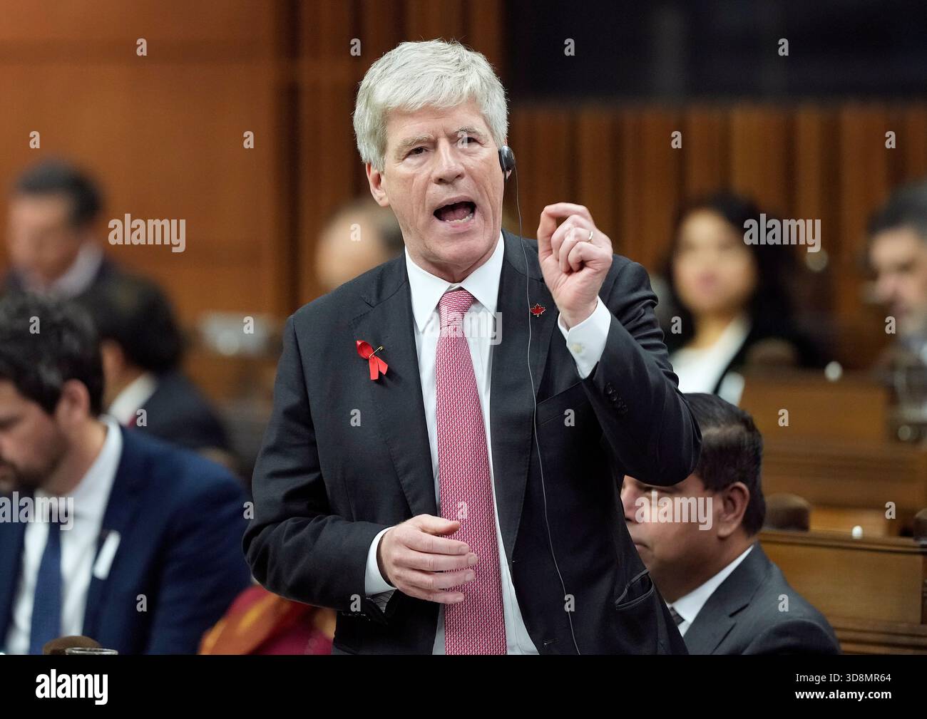 Minister of Energy and Natural Resources Tim Hodgson rises during ...