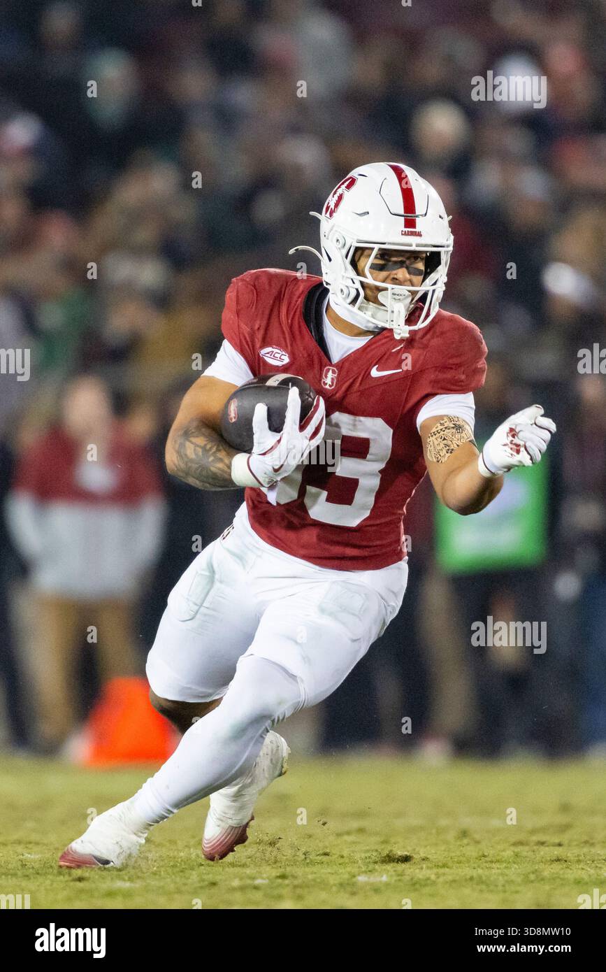 PALO ALTO, CA - NOVEMBER 29: Cole Tabb #33 of the Stanford Cardinal ...