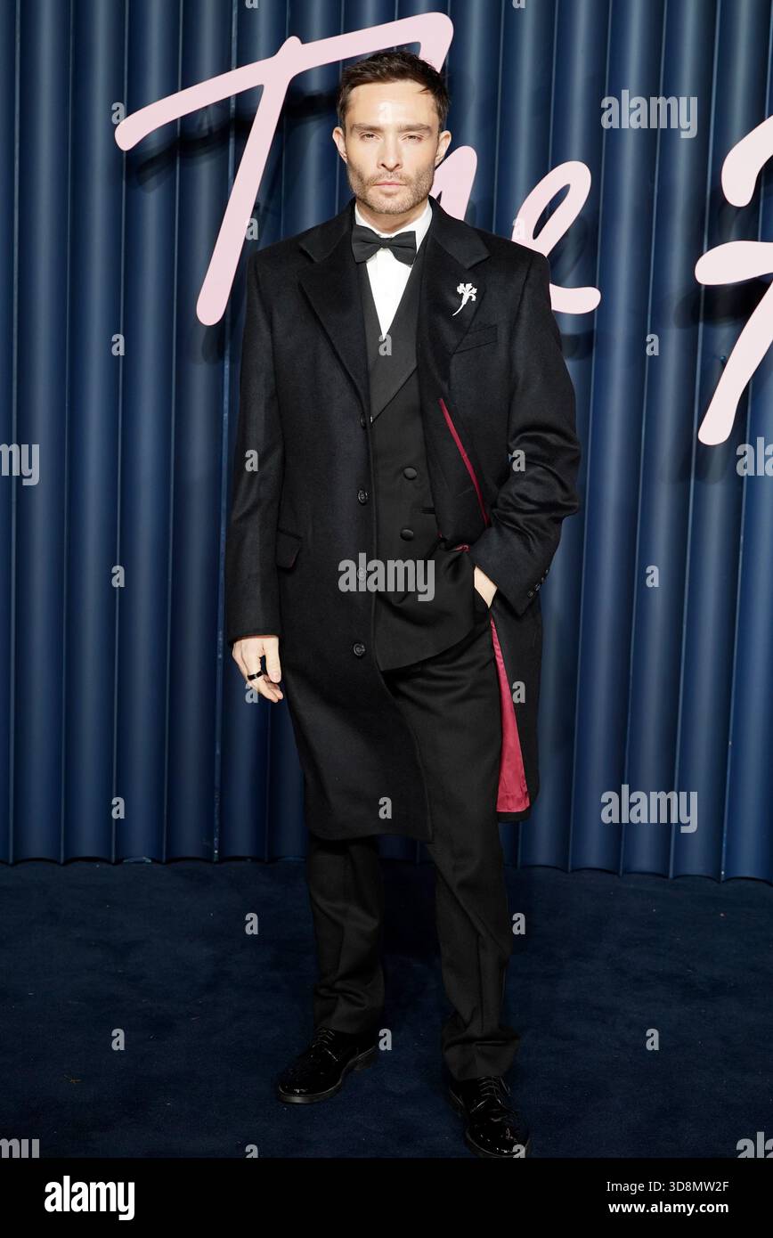Ed Westwick attending the Fashion Awards 2025 at the Royal Albert Hall ...