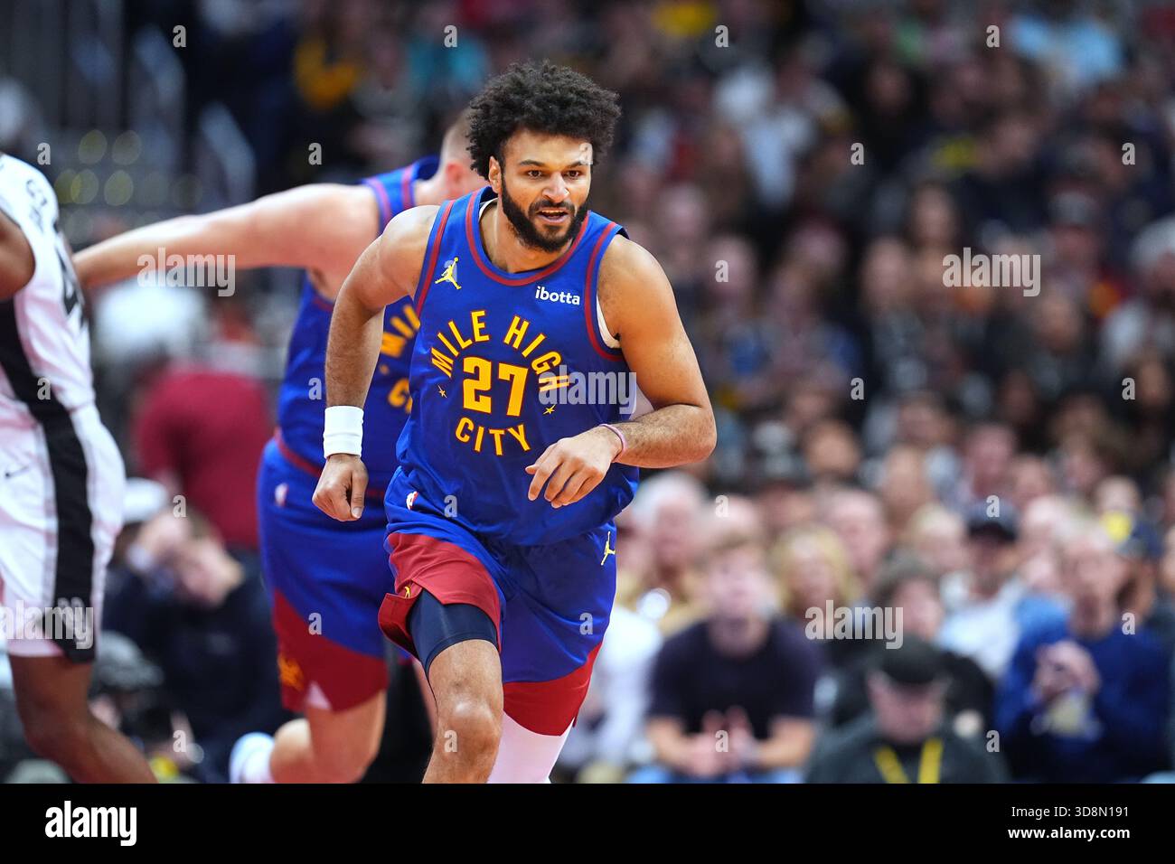 Denver Nuggets guard Jamal Murray (27) in the first half of an NBA ...