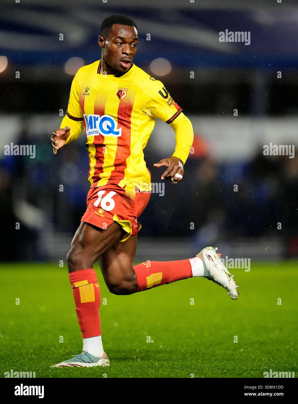 Watford's Marc Bola during the Sky Bet Championship match at St Andrew ...
