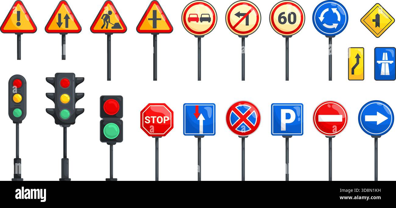 Street sign two main Stock Vector Images - Alamy