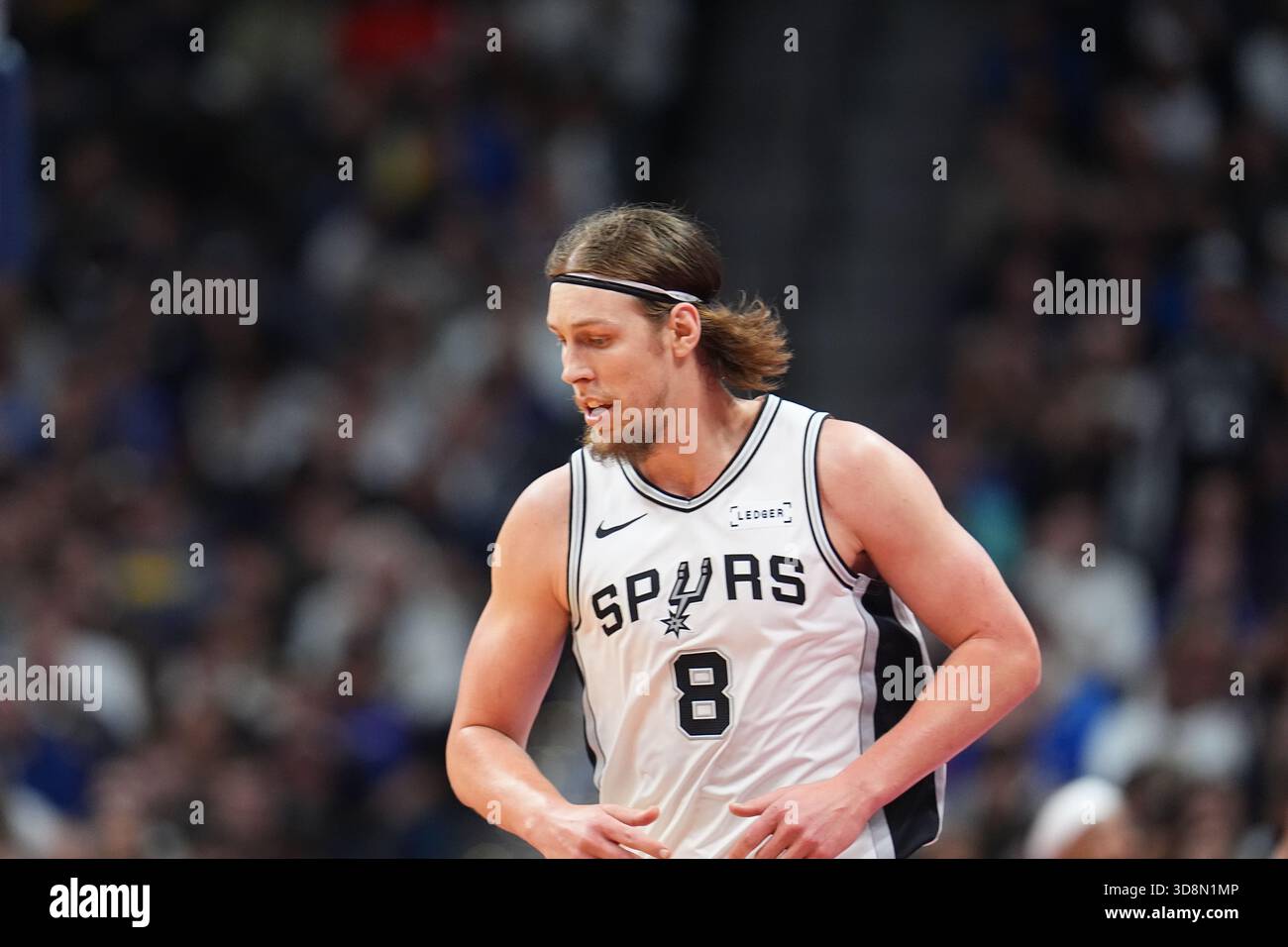 San Antonio Spurs forward/center Kelly Olynyk (8) in the second half of ...