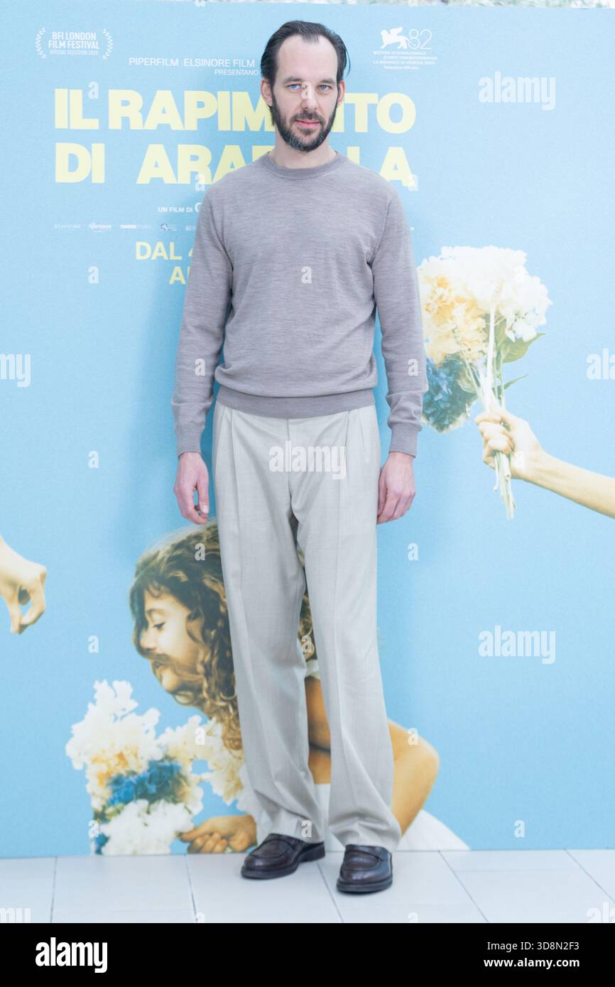 Italian actor Marco Bonadei attends the photocall of the film "Il ...