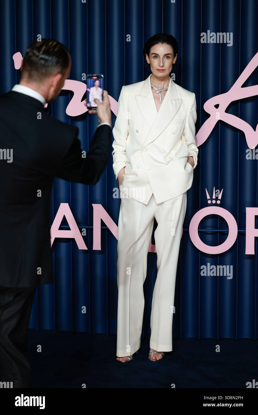 Erin O'Connor poses for photographers upon arrival at the 'The Fashion ...