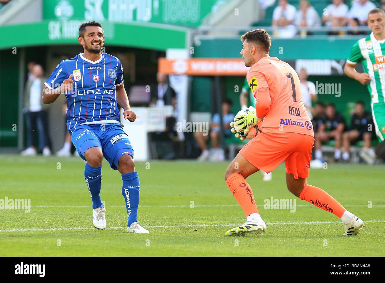 VIENNA, AUSTRIA - AUGUST 03: Ronivaldo Bernando Sales of FC Linz and ...