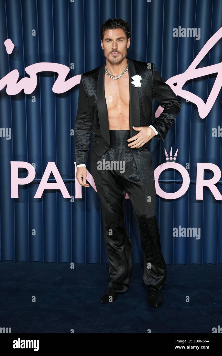Chris Appleton poses for photographers upon arrival at 'The Fashion ...