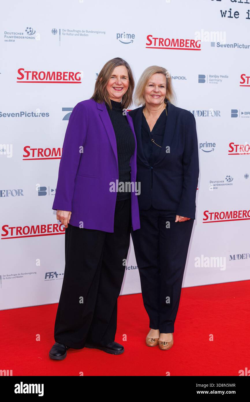 Katrin Göring-Eckardt and Nancy Faeser at the movie premiere of ...