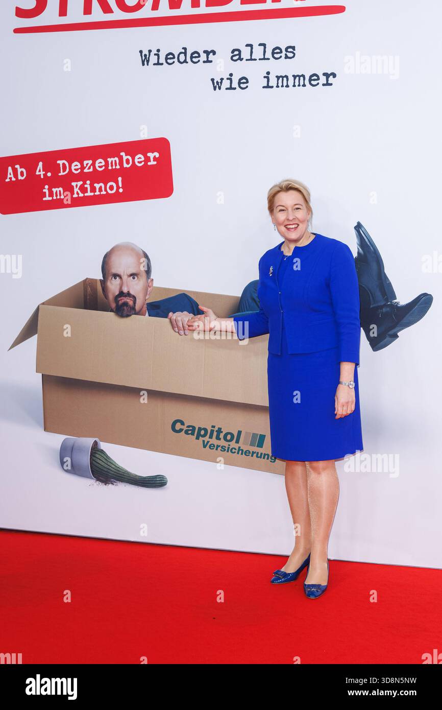 Franziska Giffey at the movie premiere of Stromberg - Still everything ...