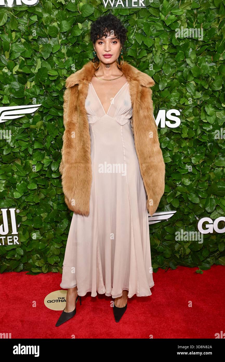 Indya Moore attends The Gotham Film Awards at Cipriani Wall Street on ...