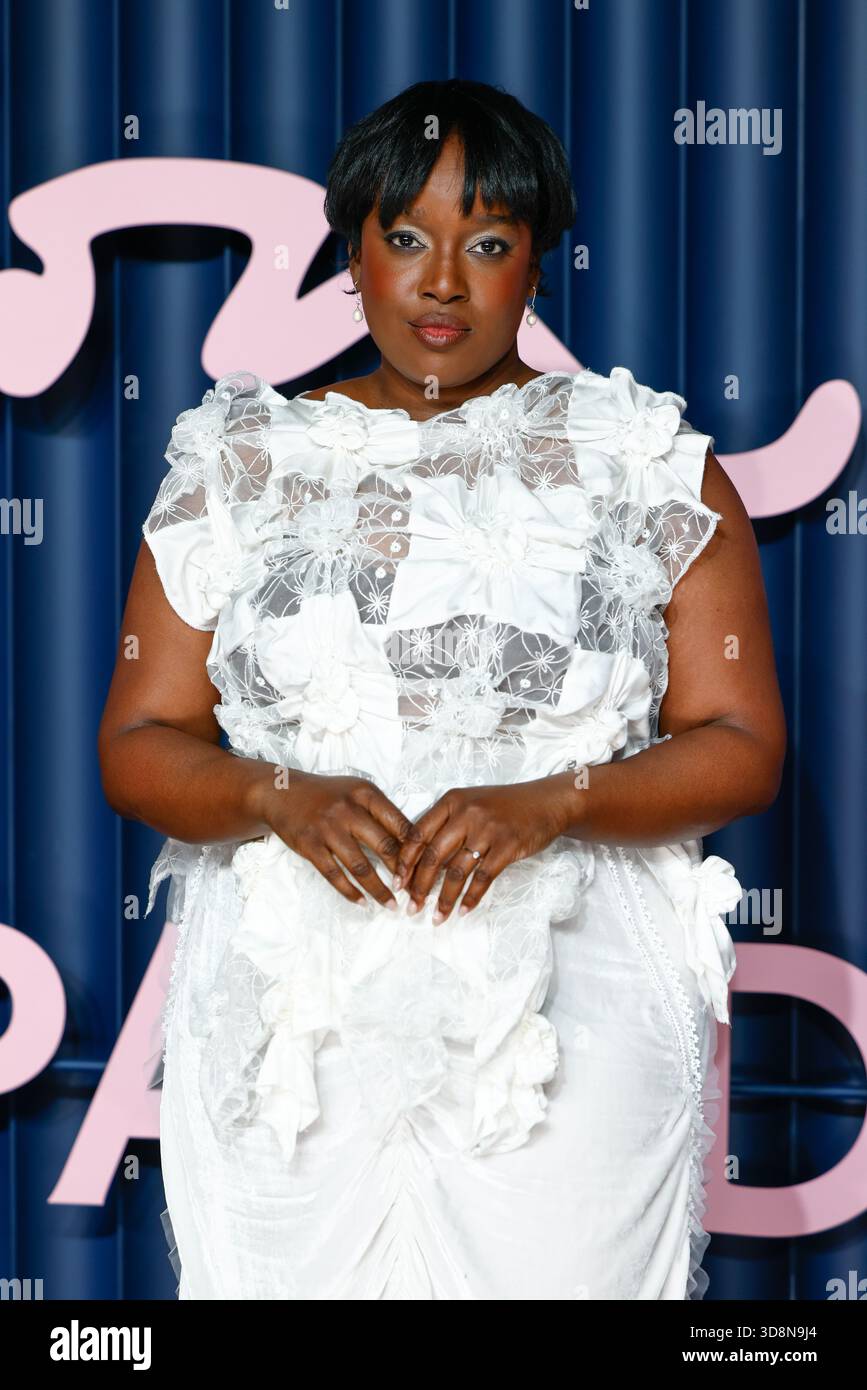 Lolly Adefope poses for photographers upon arrival at the 'The Fashion ...