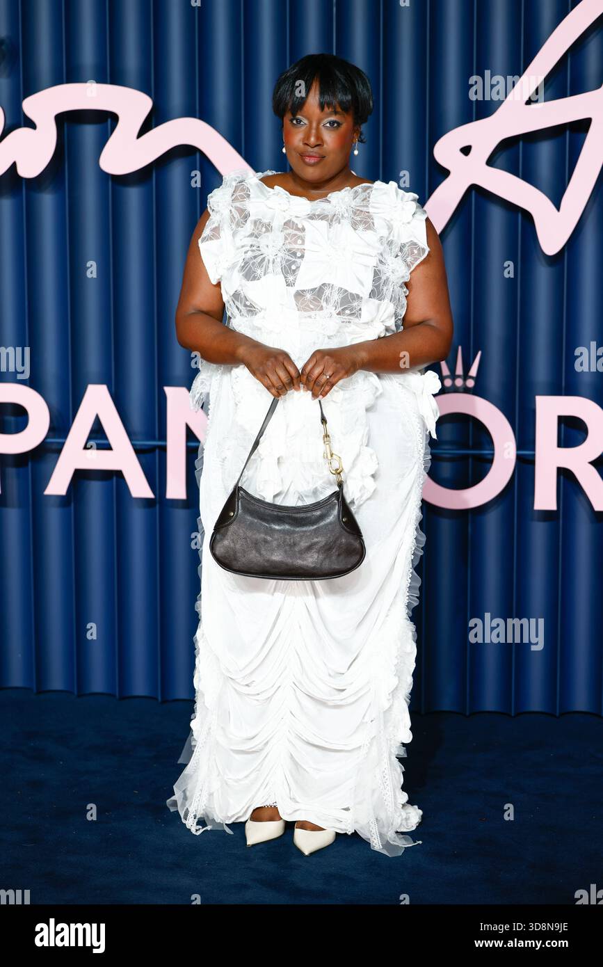 Lolly Adefope poses for photographers upon arrival at the 'The Fashion ...