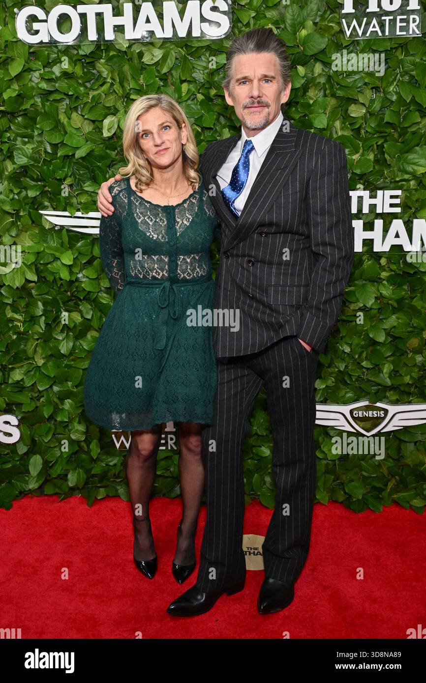 Ryan Hawke, left, and Ethan Hawke attend The Gotham Film Awards at ...