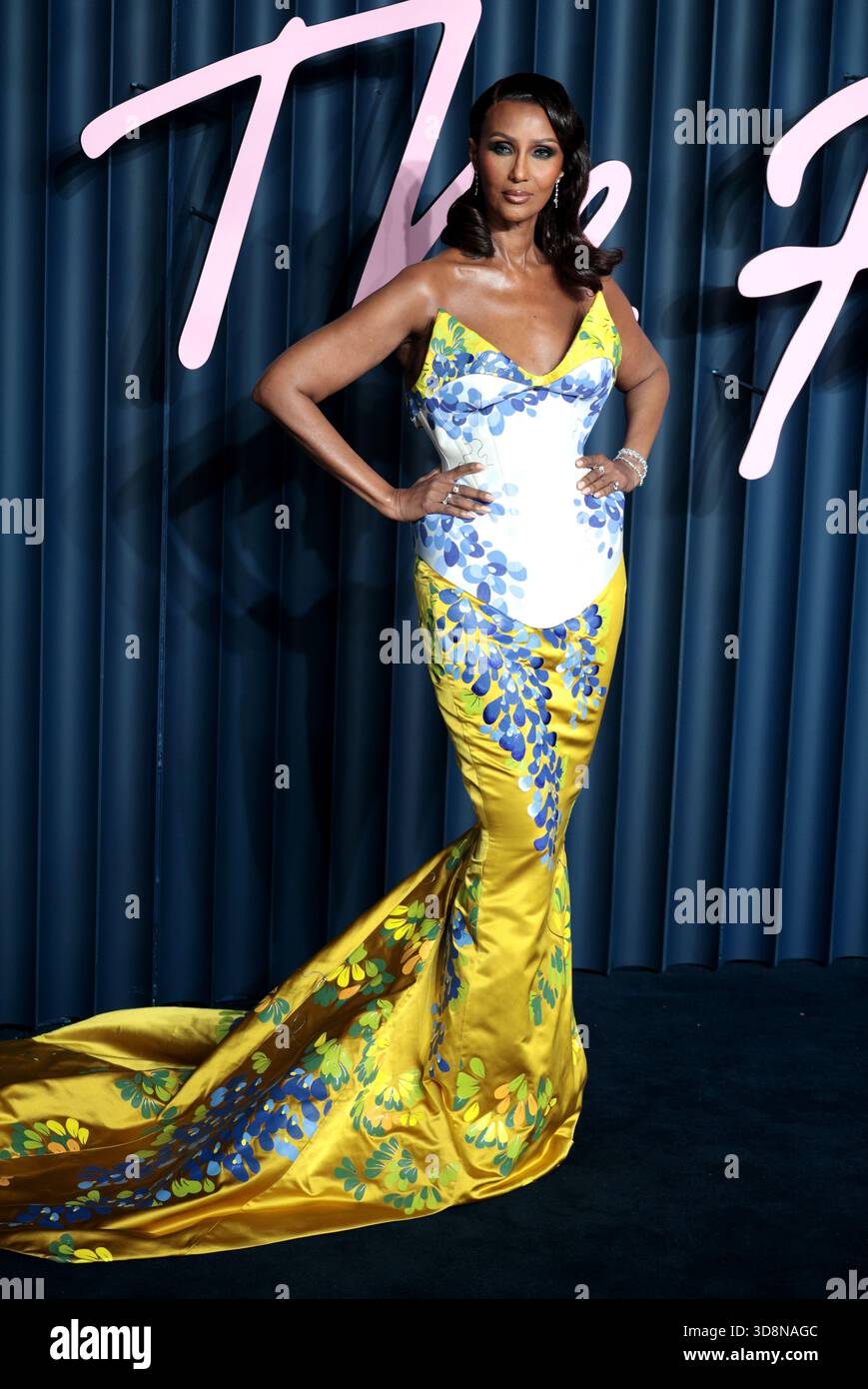 London, UK, 1st December 2025, Iman arriving at The Fashion Awards 2025 ...