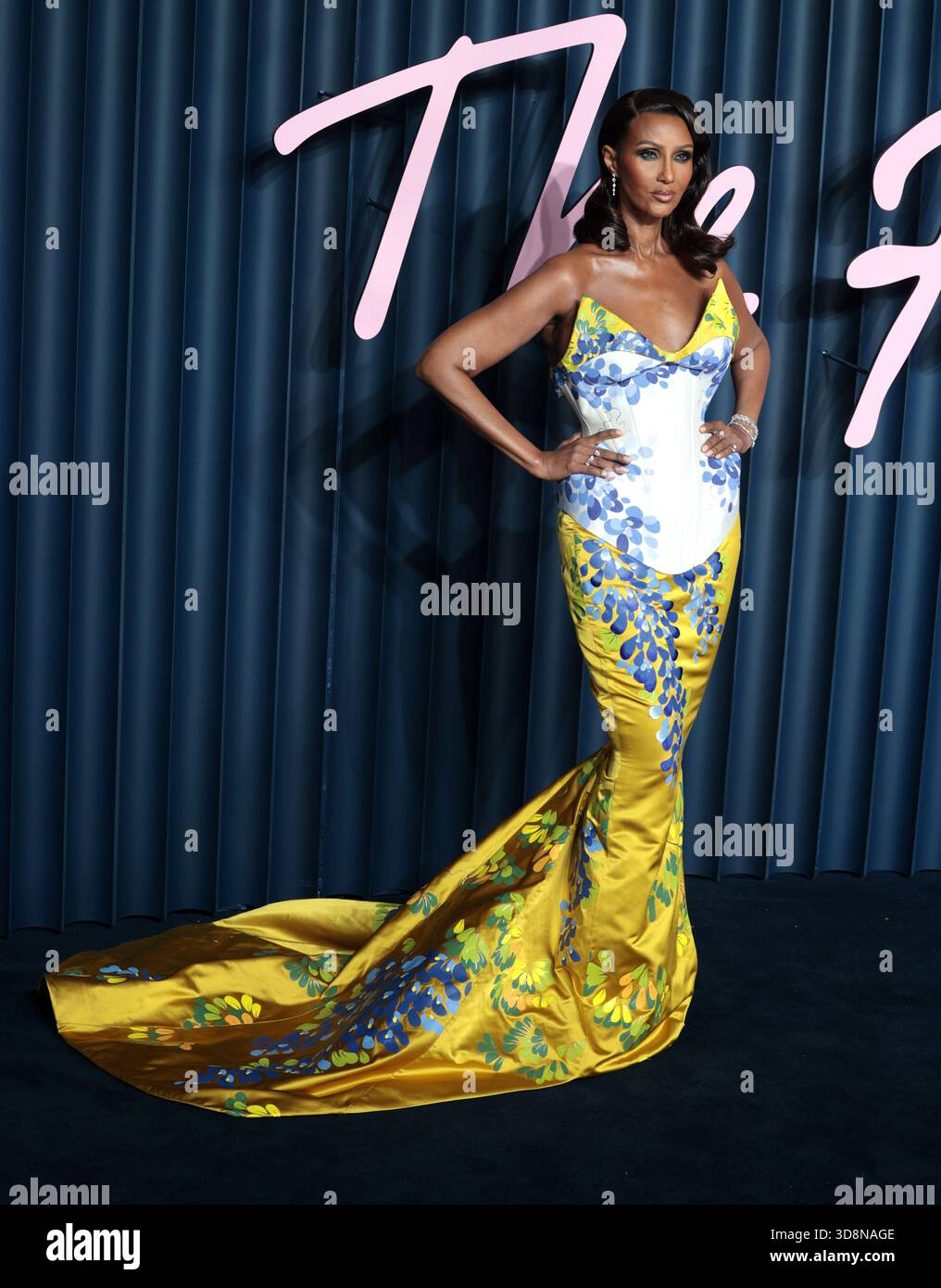 London, UK, 1st December 2025, Iman arriving at The Fashion Awards 2025 ...