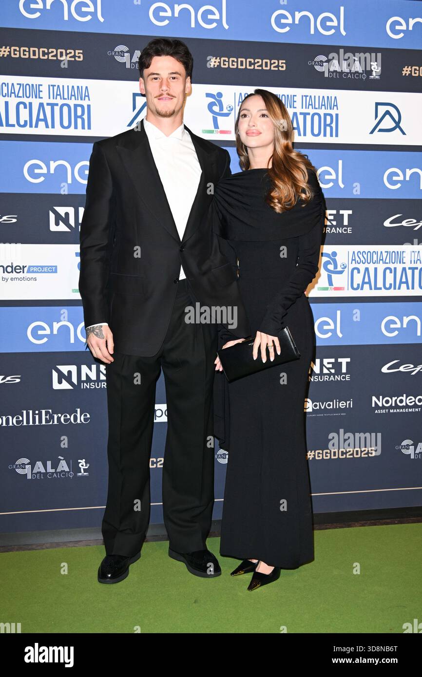 Milan, Gran Gala del Calcio 2025. In the photo: Mile Svilar, June ...