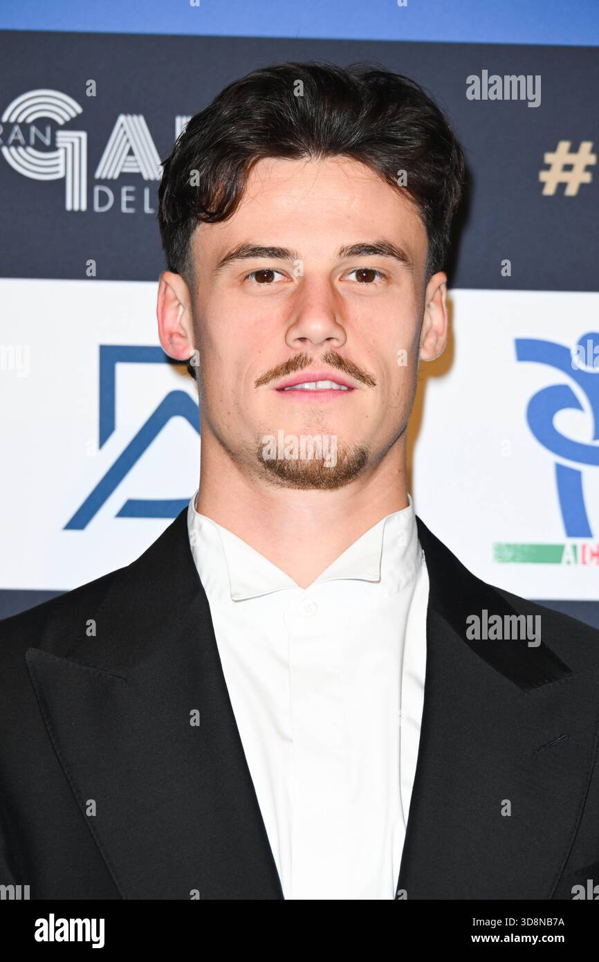 Milan, Gran Gala del Calcio 2025. In the photo: Mile Svilar Stock Photo ...