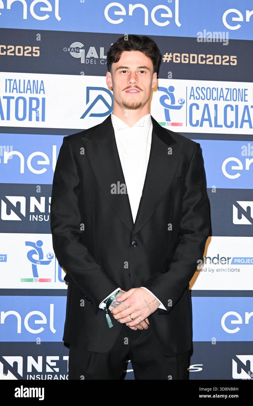 Milan, Gran Gala del Calcio 2025. In the photo: Mile Svilar Stock Photo ...