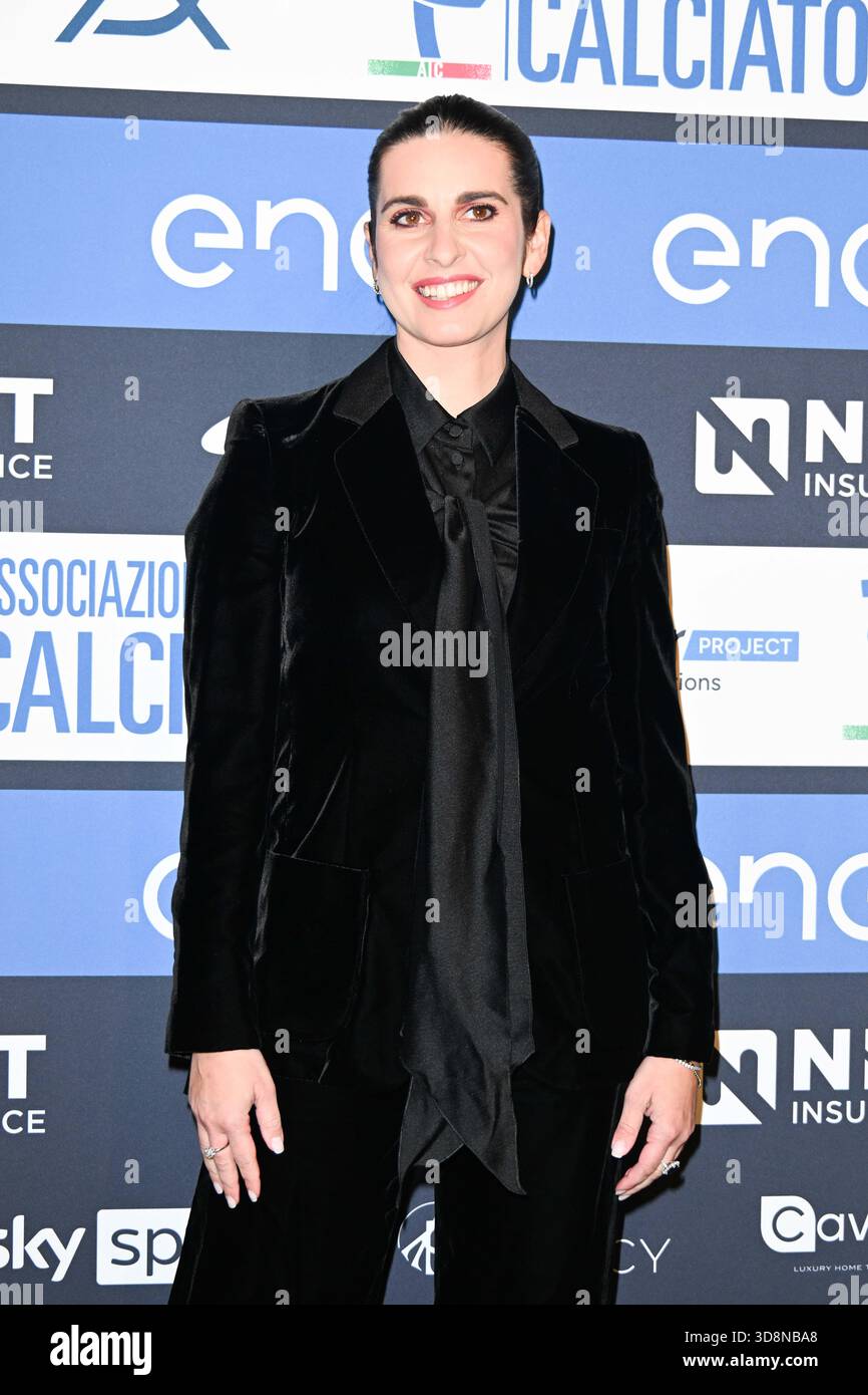Milan, 2025 Football Grand Gala. Pictured: Valentina Marchei Stock ...