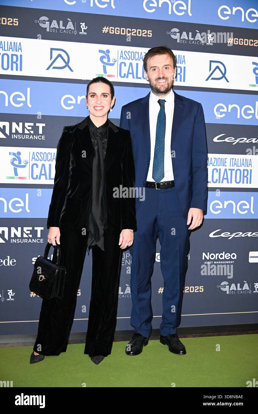 Milan, 2025 Football Grand Gala. Pictured: Valentina Marchei Stock ...