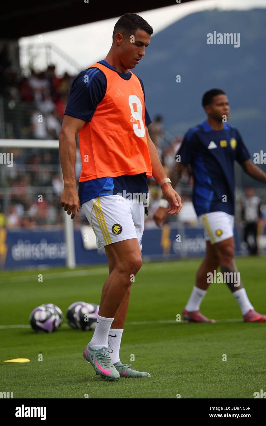 GROEDIG, AUSTRIA - JULY 30: Christiano Ronaldo of Al Nassr during the ...
