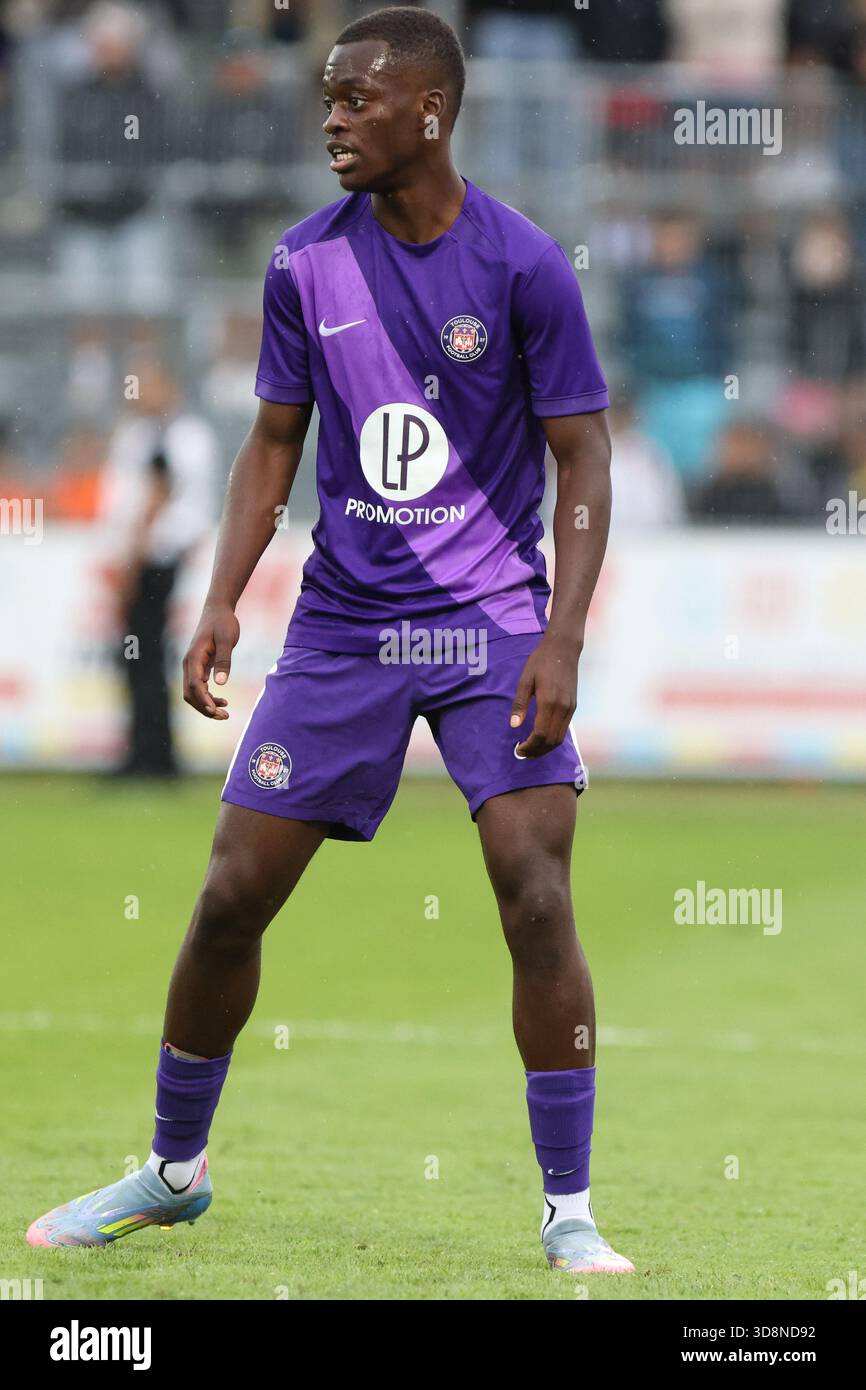 GROEDIG, AUSTRIA - JULY 30: Kevin Keben of Toulouse FC during the pre ...