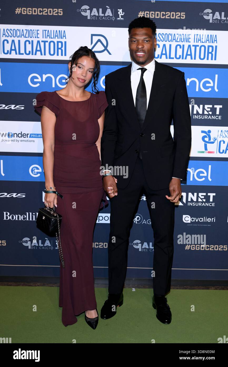 Milan, AIC Football Grand Gala 2025 - Denzel Dumfries, Jaimy Kenswiel ...