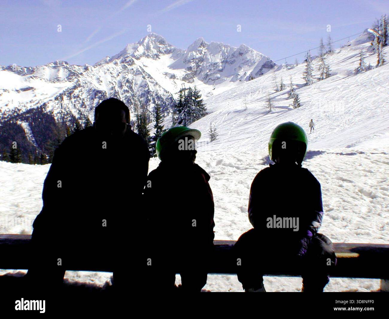 taking a break in skiing, rest and pause in winter sports taking a ...