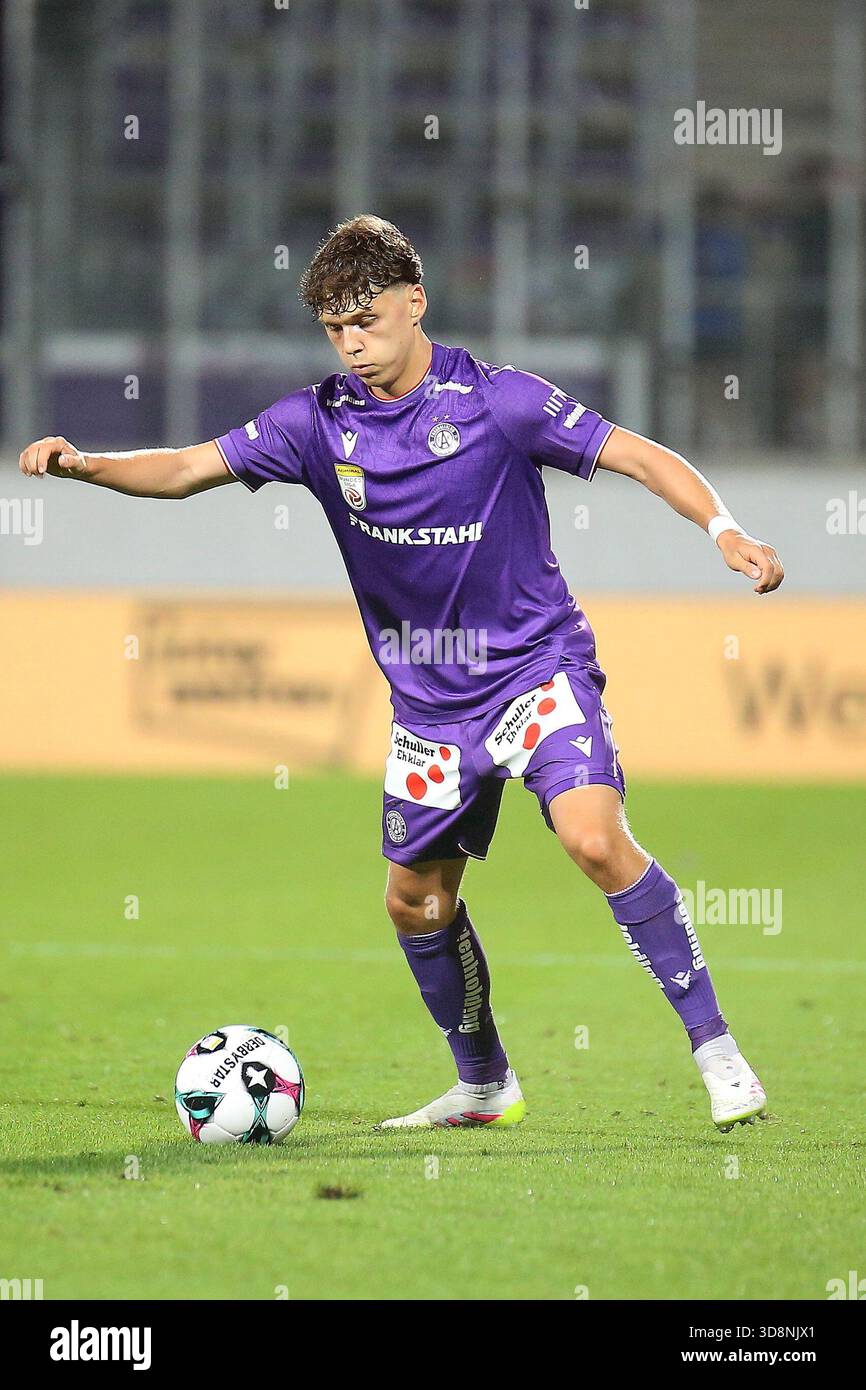 VIENNA, AUSTRIA - JULY 24: Matteo Schablas of Austria Wien have the ...