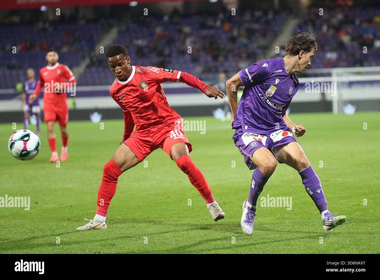 VIENNA, AUSTRIA - JULY 24: Siyanda Mathenjwa of FC Spaeri Tiflis and ...